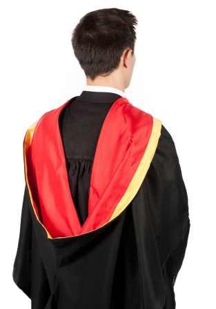 How to Attach a Graduation Hood to a Gown
